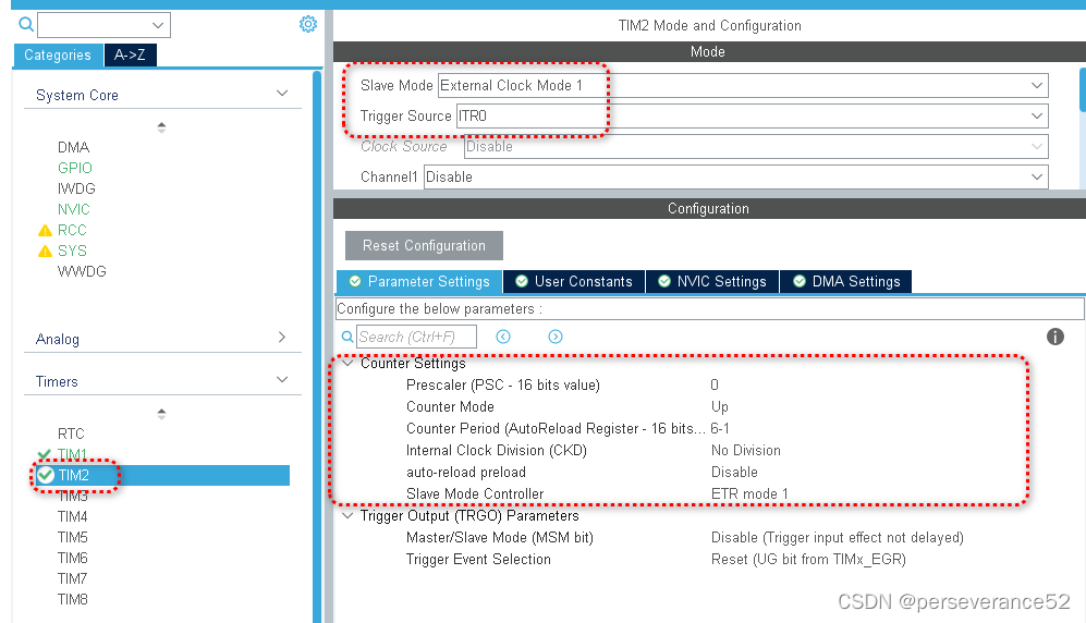 HAL STM32主从定时器联级使用_hal中stm32中如何用tim1和tim2做主从定时器-CSDN博客