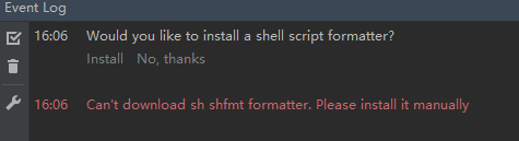 Can‘t download sh shfmt formatter. Please install it manually_can't download sh shfmt formatter ...