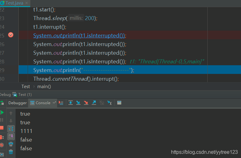 Thread类中的interrupt()，interrupted()以及isInterrupted()区别_thread interrupt interrupted-CSDN博客