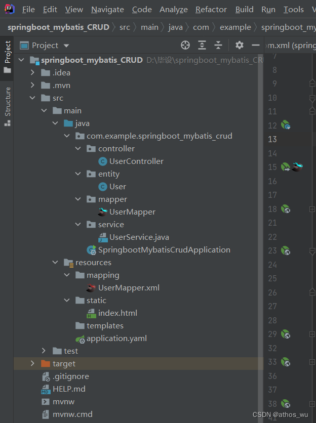 springboot+mybatis+element-UI的增删改查实现_springboot+mybatis整合element ui实现导入查询-CSDN博客