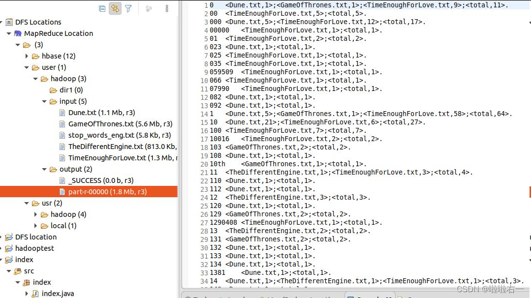 大数据 实验二：文档倒排索引算法实现实验二 文档倒排索引算法实现 Csdn博客