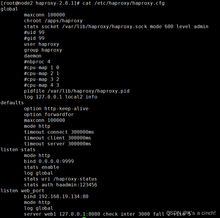 基于CentOS 7 部署社区版Haproxy_haproxy2.8-CSDN博客