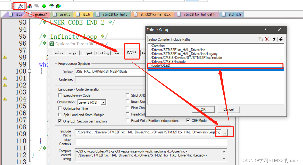 STM32CubeMX系列07——IIC通信（AT24C02、OLED屏幕）_stm32cubemx iic-CSDN博客