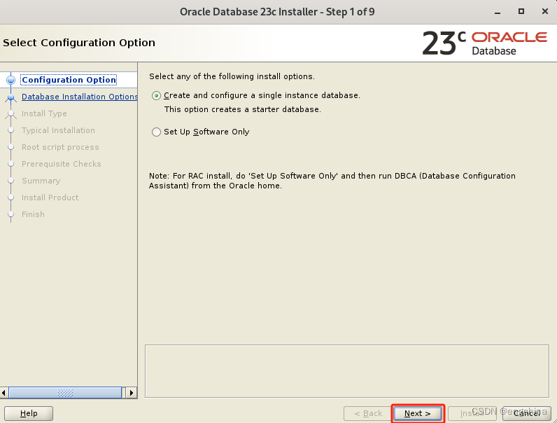 在 AlmaLinux 9.2 上安装Oracle Database 23c_almalinux9 安装oracle-CSDN博客