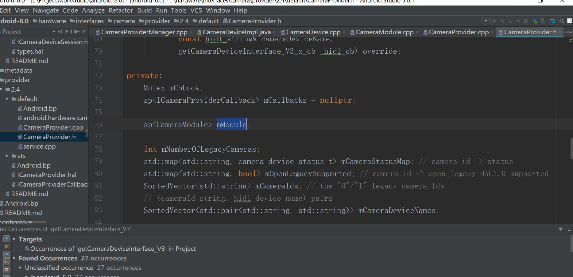Android 8.0系统源码分析--openCamera（HAL）启动过程源码分析-CSDN博客