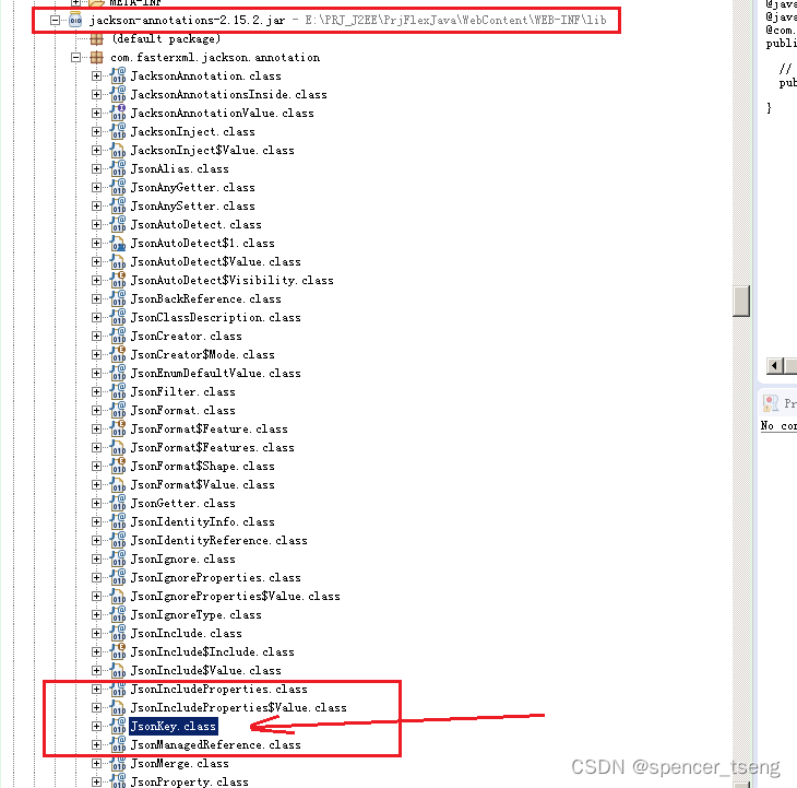 java.lang.ClassNotFoundException: com.fasterxml.jackson.annotation.JsonKey-CSDN博客