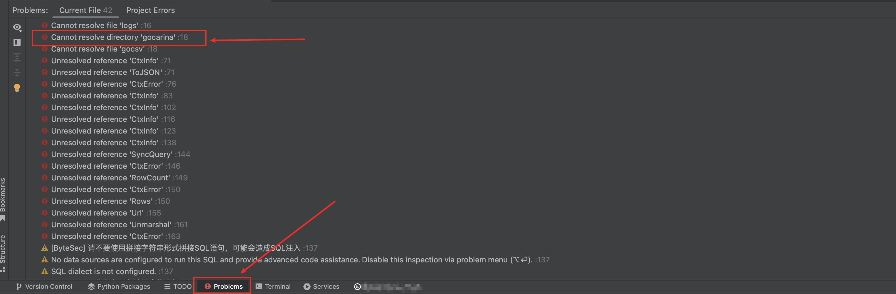 goland 解决 cannot resolve directory 'xxxx'问题-CSDN博客