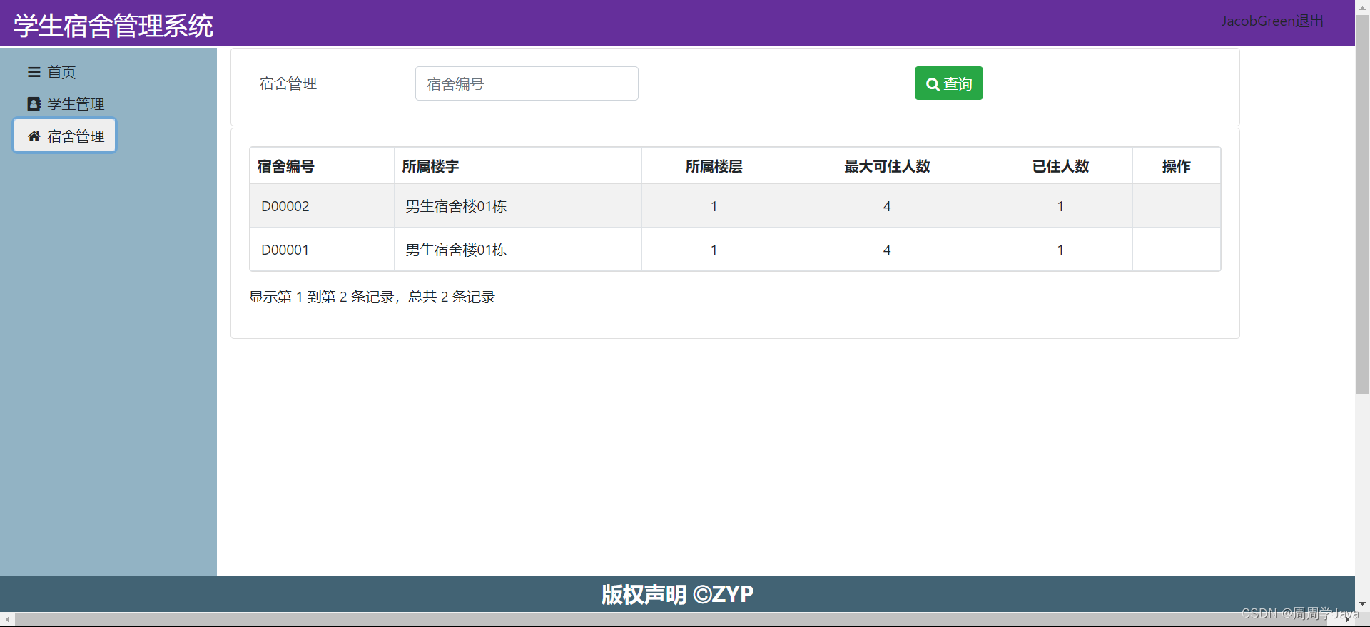 基于springbootthymeleaf的学生宿舍管理系统（有文档、毕业设计）springboot宿舍管理系统架构图 Csdn博客