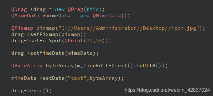 Qt 实现拖放内容 drag - drop 【简单明了】_qt drag drop-CSDN博客