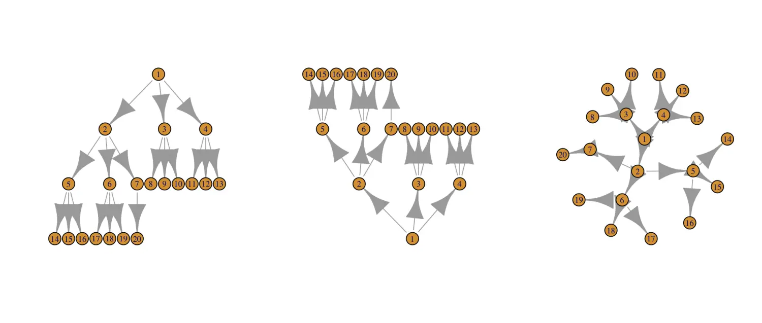 R 数据可视化 —— igraph 布局与绘图_igraph包绘制力导向布局图-CSDN博客