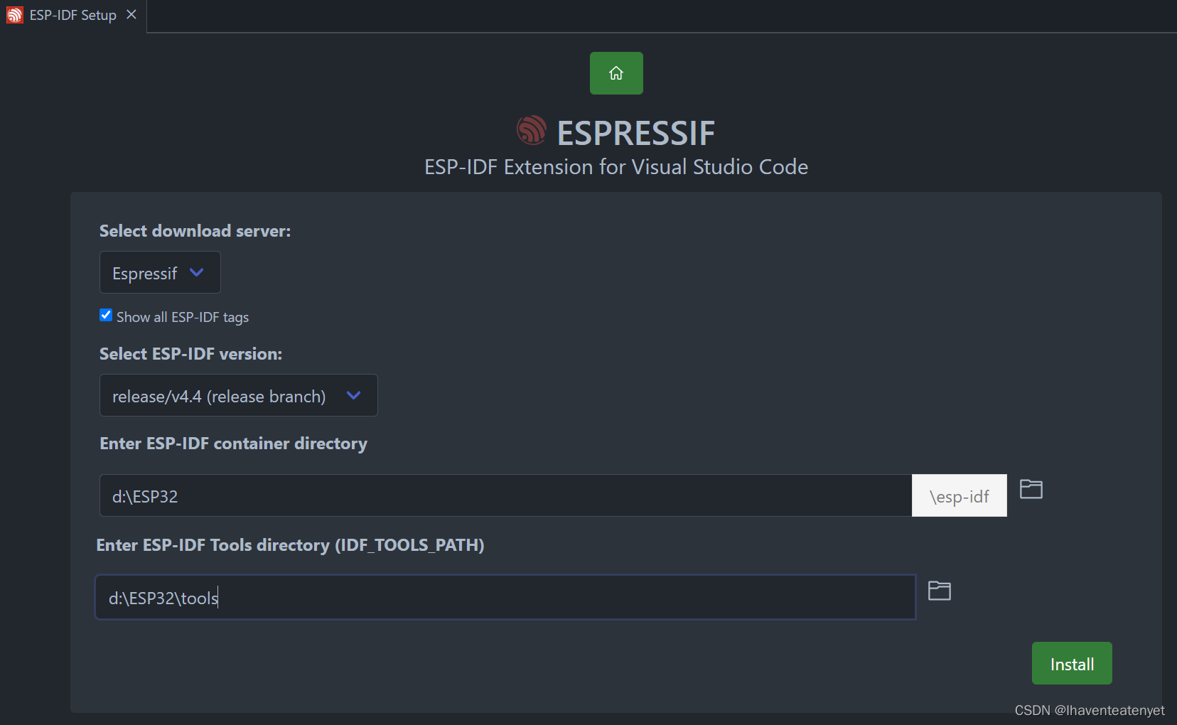 [ESP32]在vscode中搭建ESP32编译环境_vscode编译esp32-CSDN博客