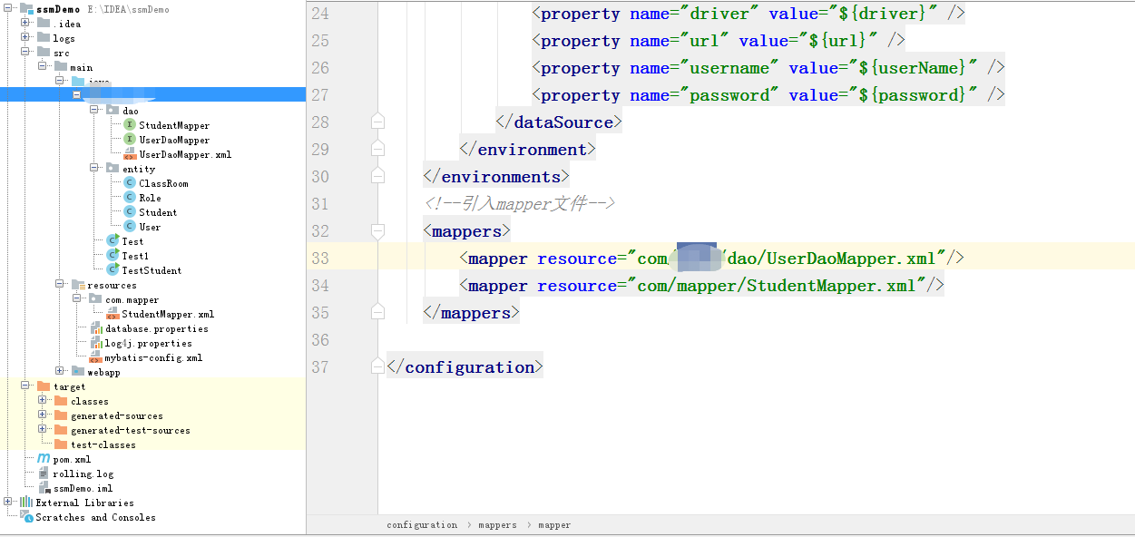 idea+mybatis The error may exist in com/XXXX/dao/UserDaoMapper.xml-CSDN博客