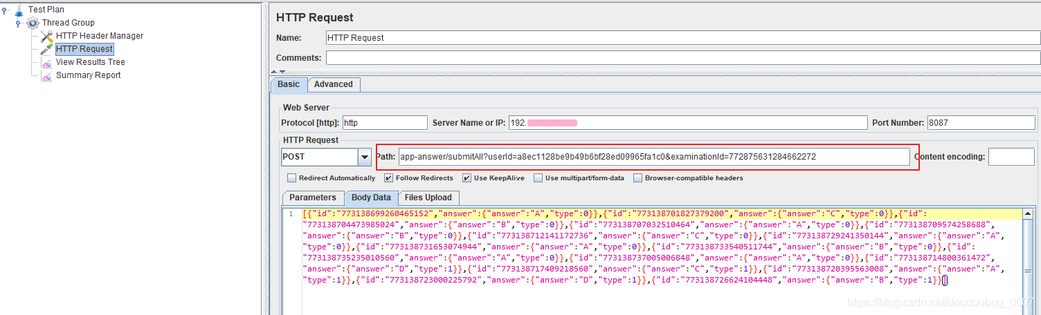 jmeter运行时出现status“:400,“error“:“Bad Request“的问题，用于post接口_error : "bad request-CSDN博客