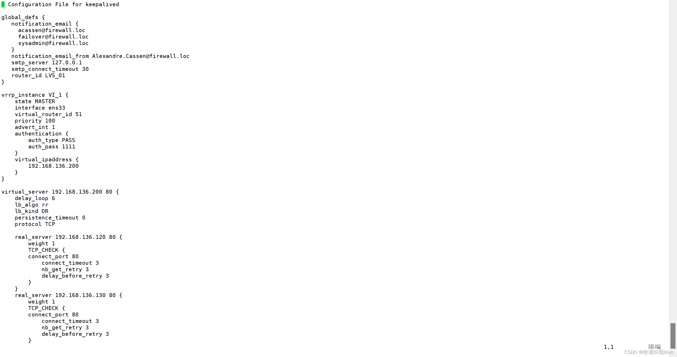 [Linux] LVS+Keepalived高可用集群部署_linux lvs+keepalive-CSDN博客