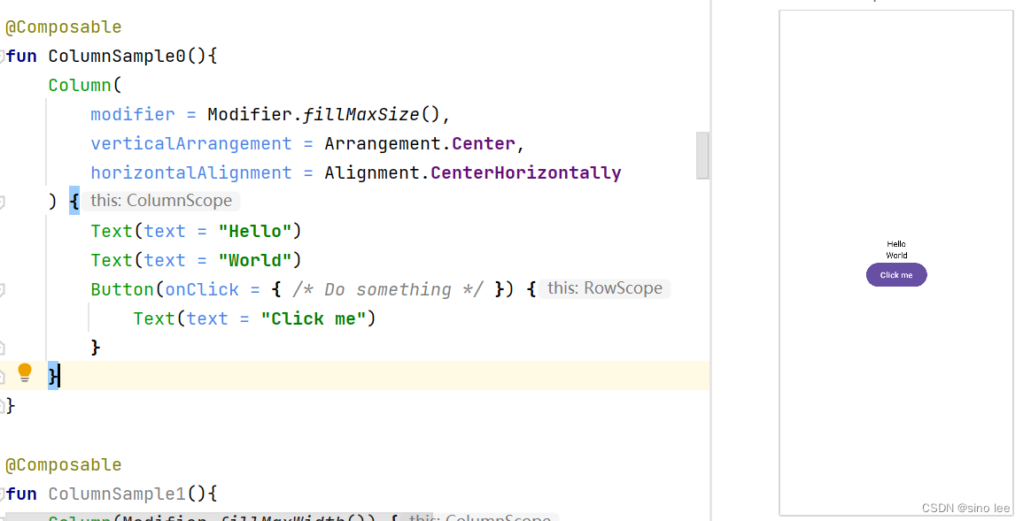 Android开发系列七）jetpack Compose之columnjetpack Compose Column Csdn博客 