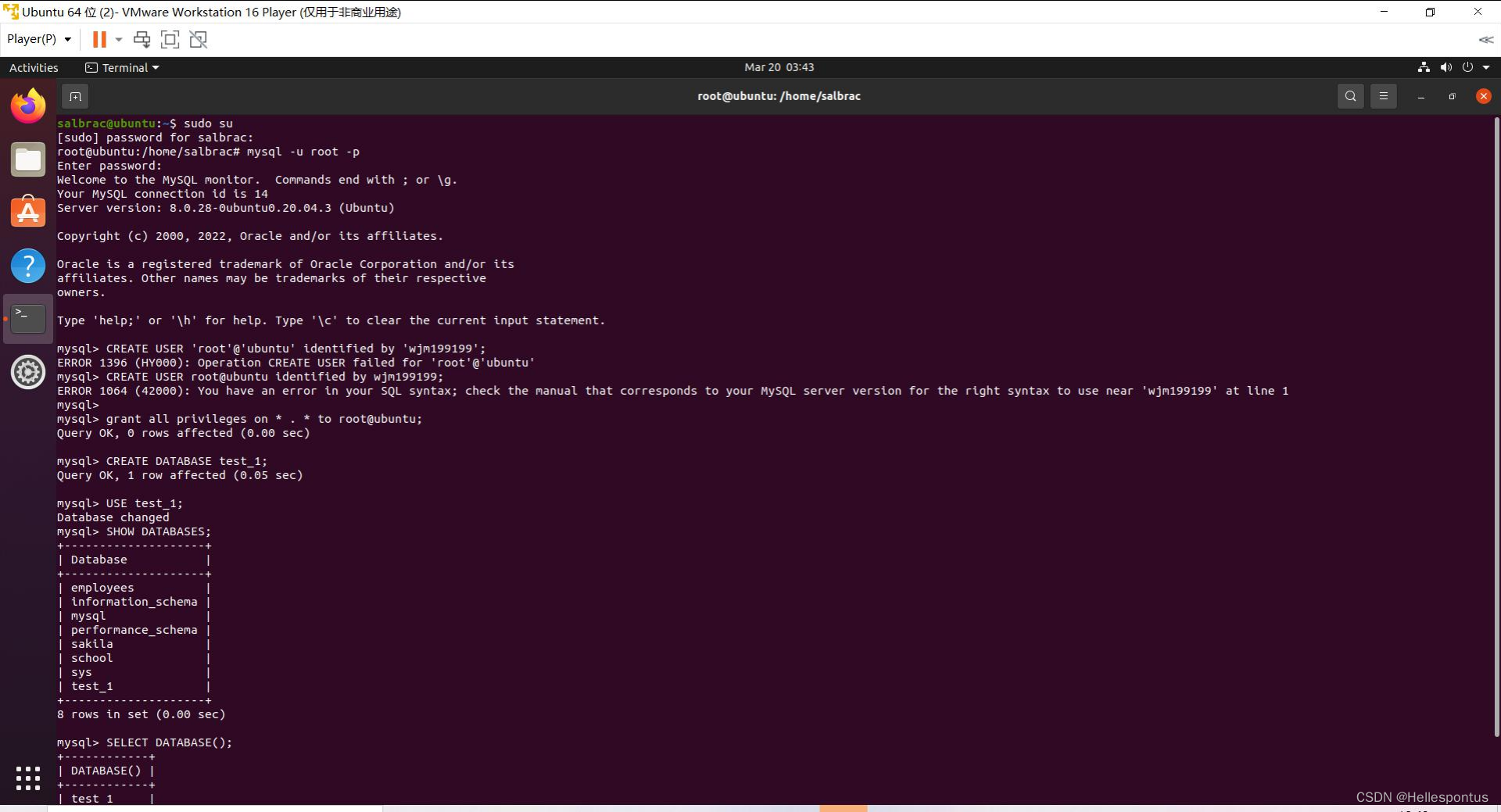 数据库——LAMP的搭建及MySQL基操_lamp mysql-CSDN博客