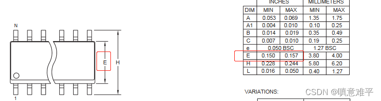 SOIC封装详解：从4P到30P的引脚间距与型号指南-CSDN博客