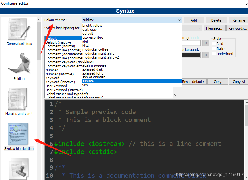修改CodeBlocks主题_codeblocks主题修改-CSDN博客