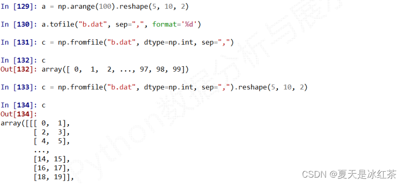 数据分析：单元2 NumPy数据存取与函数_fmt='%.18e',-CSDN博客