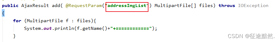 【elementUI + Spring报错解决方案】Required request part ‘*****‘ is not present ...