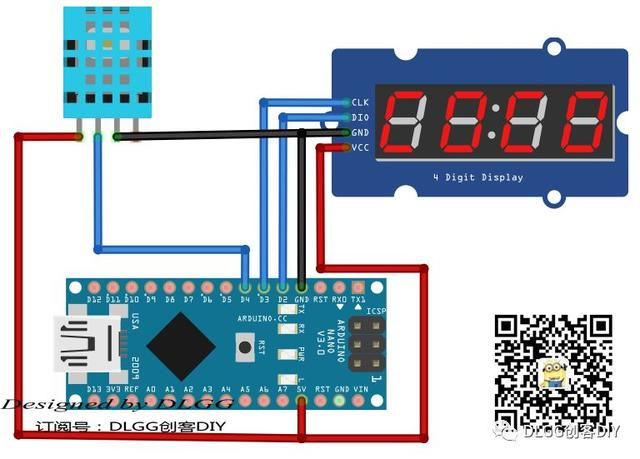 手把手教你diy最便宜的 Arduino 温湿度计,详细图文视频教程arduino Nano电子秤 Csdn博客