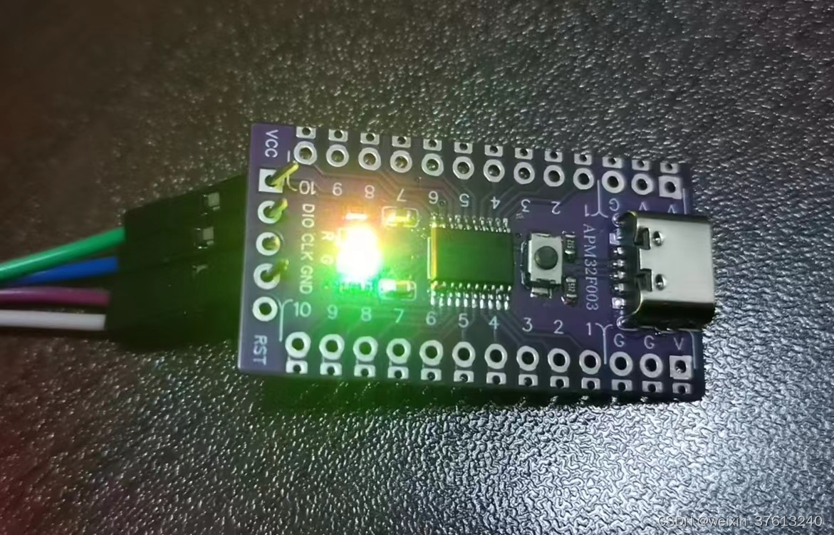 APM32F003评测，基本参数，点LED-CSDN博客