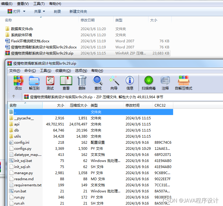 基于flask框架的疫情物资捐献系统设计与实现 Pythonmysql论文 Csdn博客