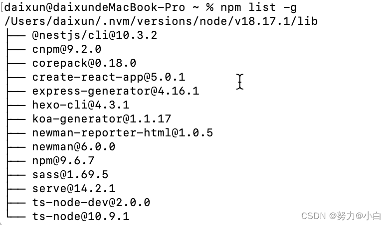 npm list不显示已安装框架解决方法-CSDN博客