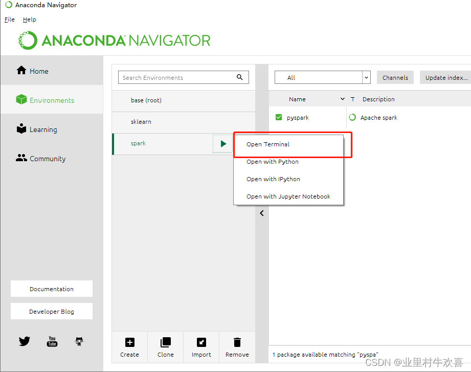Anaconda3使用Spark的正确方法_anaconda spark-CSDN博客
