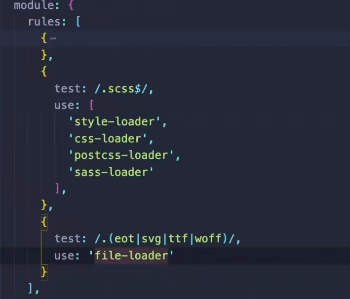 前端学习案例9-webpack中file-loader打包字体图标_字体图标配置loader-CSDN博客