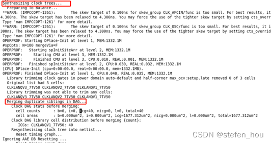 ccopt的log详解_innovus ccopt cluster mode有什么用-CSDN博客