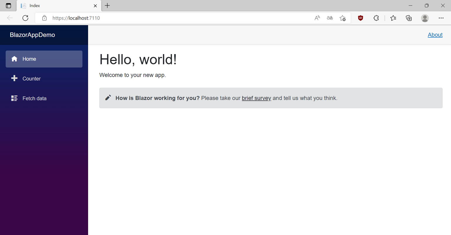 学习ASP.NET Core Blazor编程系列二——第一个Blazor应用程序（下）_blazor web app 添加证书-CSDN博客