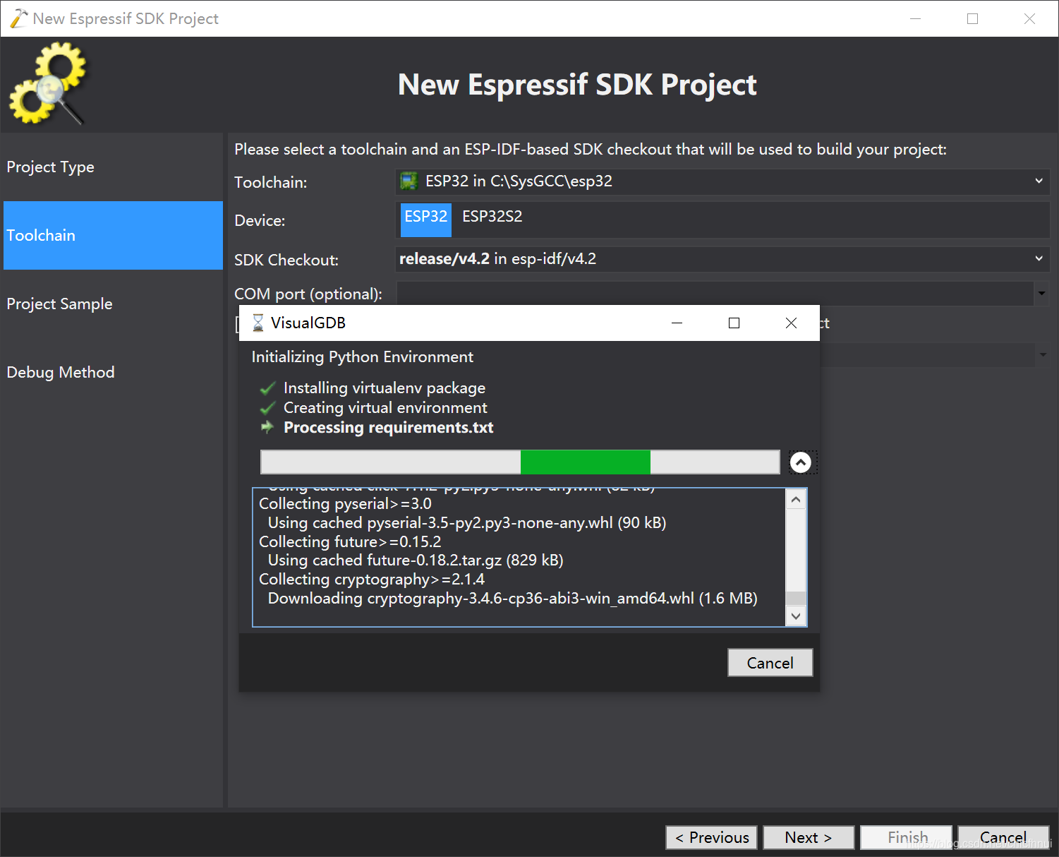 ESP32 开发笔记(二) 开发环境搭建 Windows10 Visual Studio 2019 开发ESP32_visual studio可以开发esp32吗-CSDN博客
