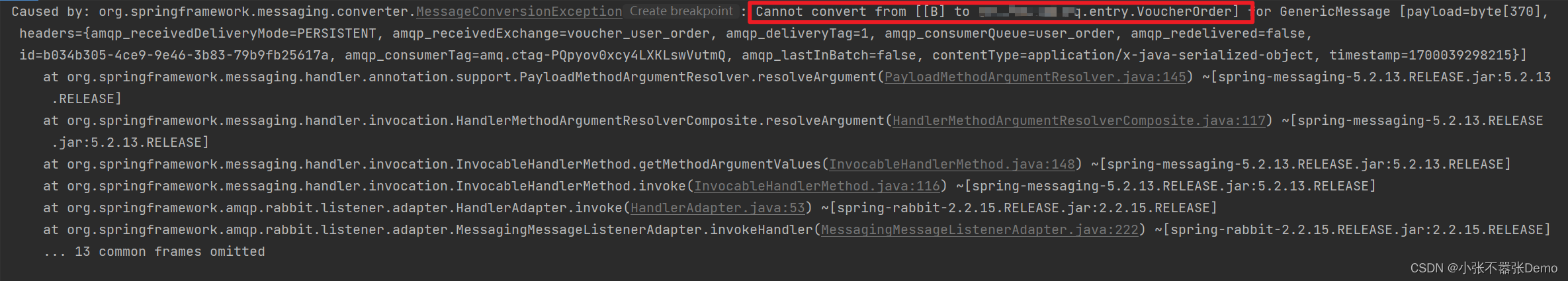 RabbitMQ消费序列化问题_json' keyword missing-CSDN博客