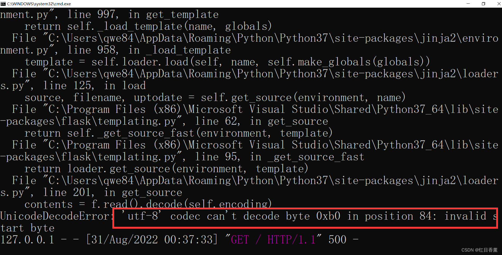 UnicodeDecodeError: ‘utf-8‘ codec can‘t decode byte 0xb0 in position 53: invalid start byte_utf ...