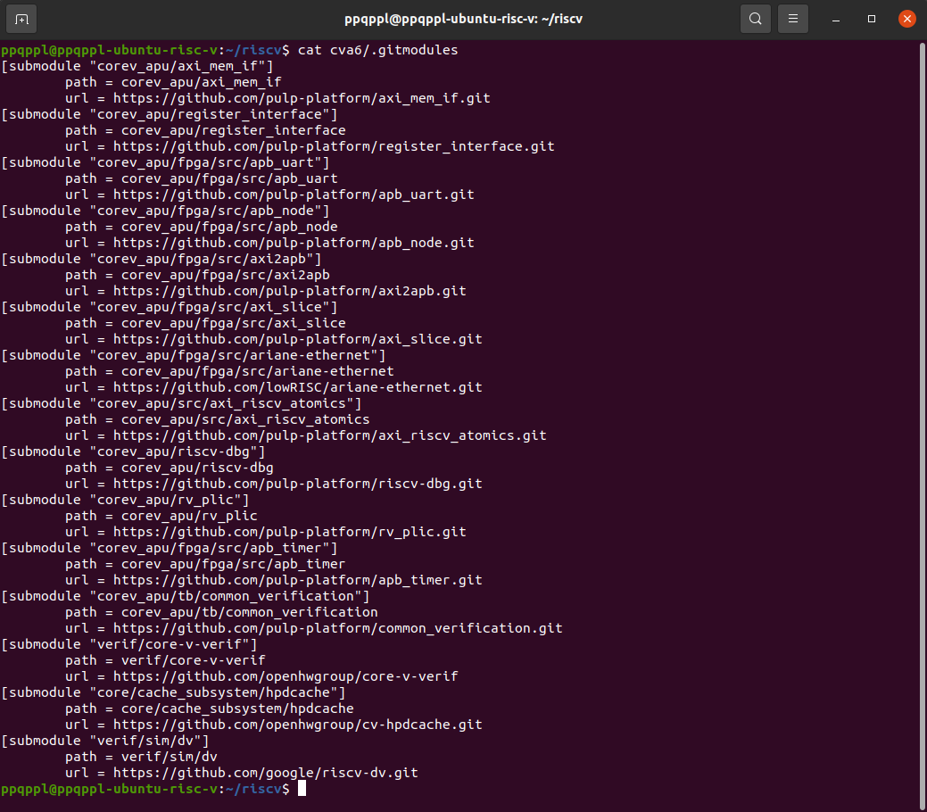 RISC-V CVA6 在 Linux 下相关环境下载与安装_riscv cva6-CSDN博客