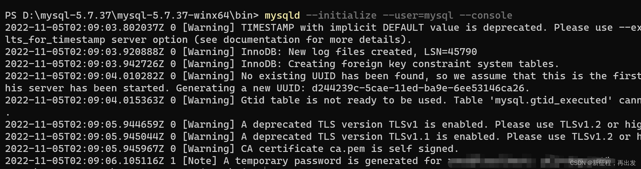 mysql 报错 [ERROR] --initialize specified but the data directory has files in it. Aborting.-CSDN博客