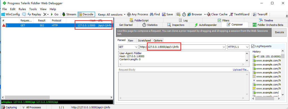 Fiddler抓包15-使用urlreplace 替换请求url地址_fiddler urlreplace-CSDN博客