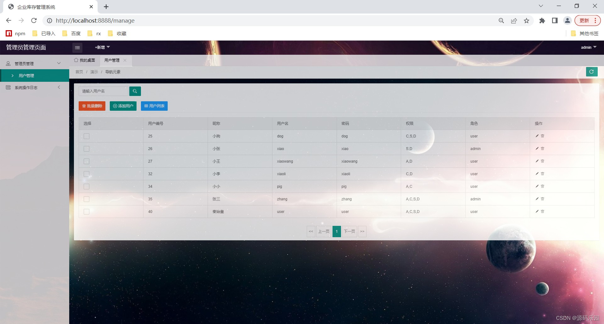 基于SSM+MySQL+Layui的企业库存信息管理系统-CSDN博客