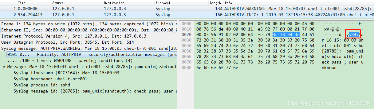syslog协议解析源码实现及Wireshark抓包分析_syslog rfc 5424 标准数据格式 wireshark-CSDN博客