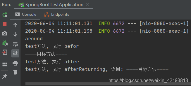 【SpringBoot】配置AOP，一个简单的AOP面向切面编程的例子_aop joinpoint.getsignature().getname()使用例子-CSDN博客