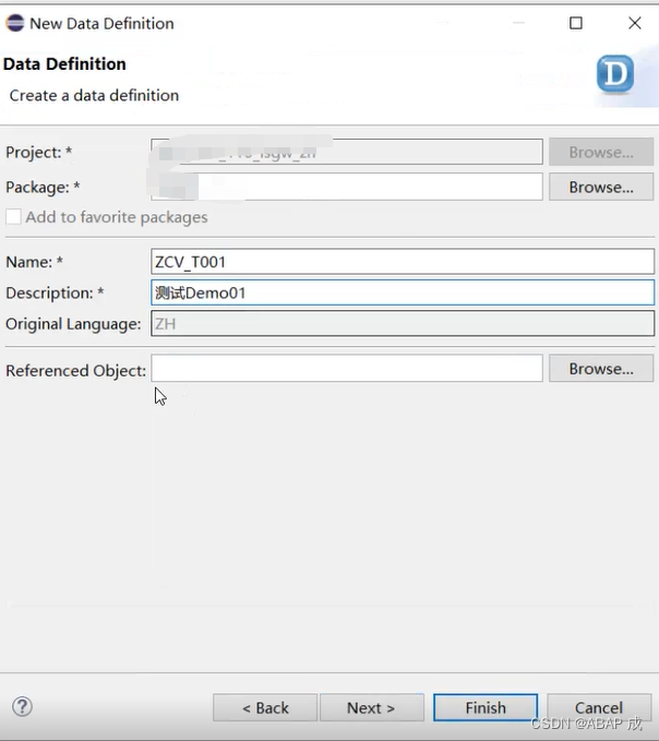 Eclipse 里如何建立SAP应用服务层的CDS_eclipse cds-CSDN博客