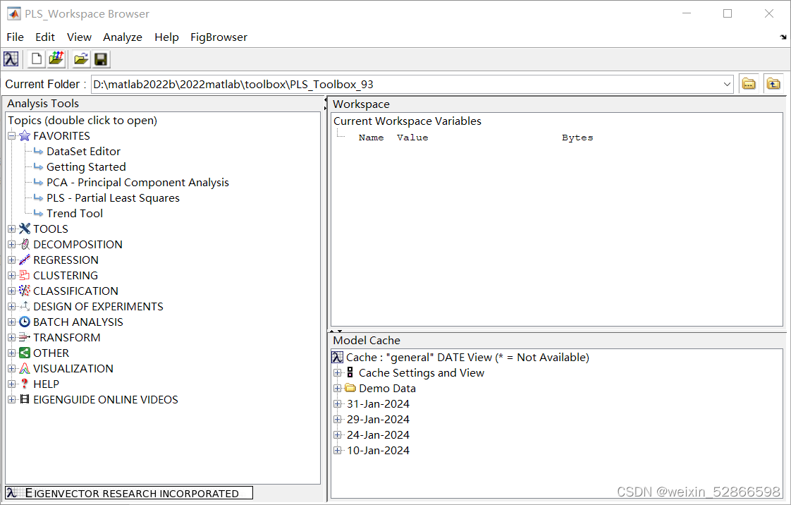 PLS_toolbox使用_matlab pls 工具箱怎么用-CSDN博客