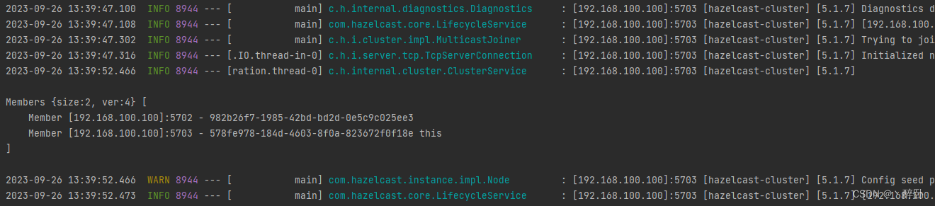 Hazelcast系列(二)：hazelcast集成（嵌入式）_hazelcast 工具类-CSDN博客