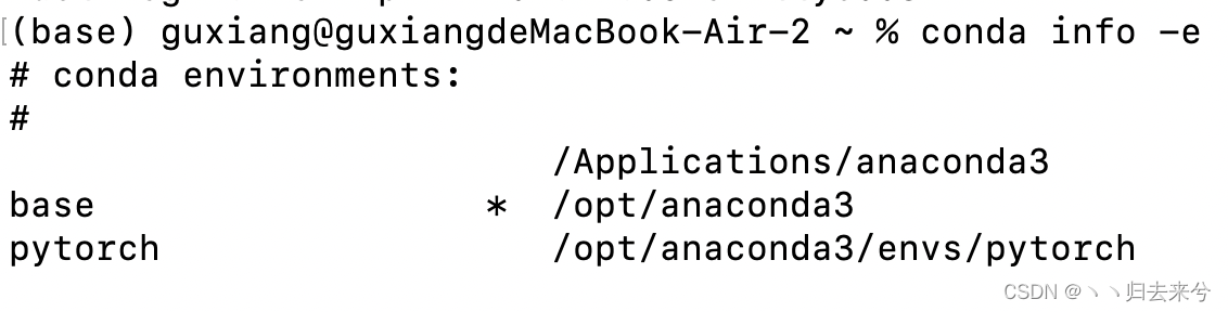 Conda环境配置及常用命令(mac)_mac conda-CSDN博客