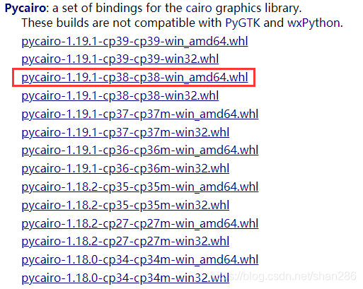 win10 64位安装pycairo_pycario-CSDN博客