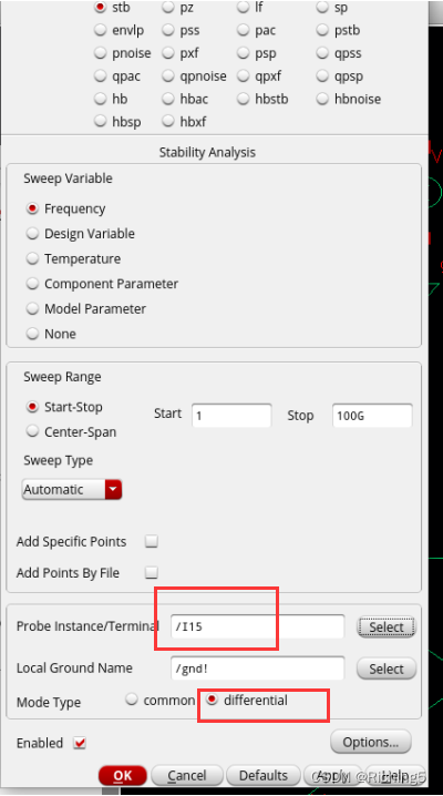 负反馈系统中运放的相位裕度仿真、环路增益的stb仿真_巴克豪森判据-CSDN博客