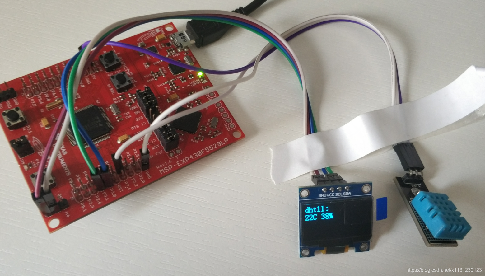 MSP430 G2553 F5529 单片机 IIC OLED显示 DHT11 温湿度 串口发送 室内温湿度检测仪_5529 iic读取数据-CSDN博客